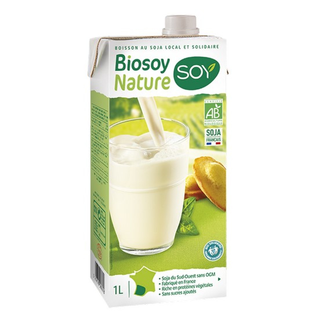 Comprar Bebida Vegetal de Soja Bio 6x1L Bio Soy ️ ¡Hazme casito!