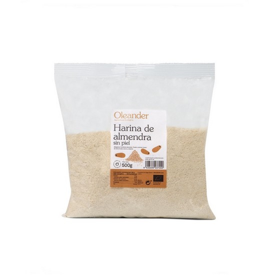 Comprar Harina de Almendra Repelada Eco 500g Oleander ️ ¡Hazme casito!