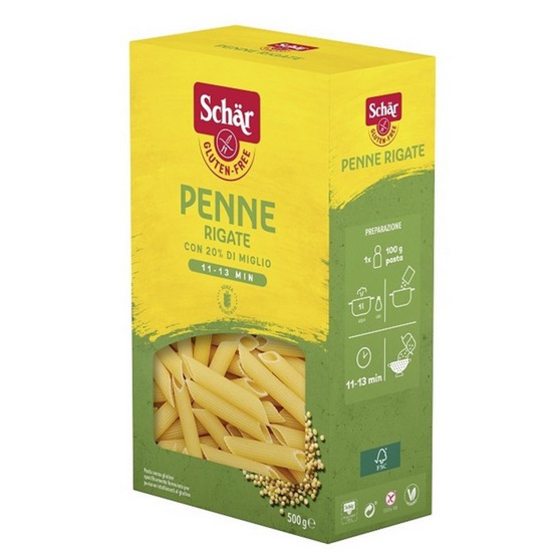 Comprar Penne Macarrones Sin Gluten 500g Dr. Schar ️ ¡Hazme casito!
