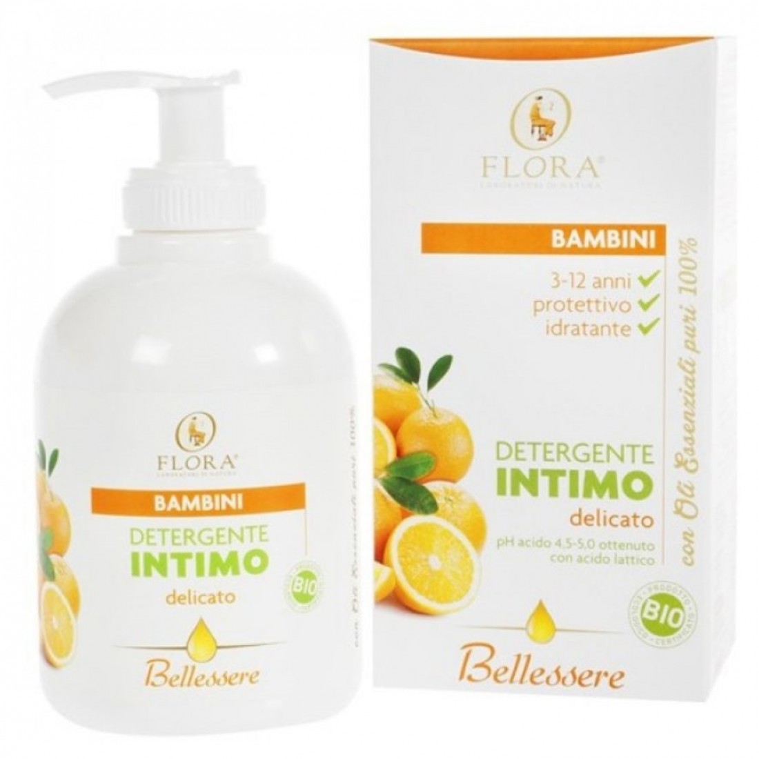 Comprar Gel Intimo niños y niñas de 3 a 12 años Bio 250ml Flora ️ ...