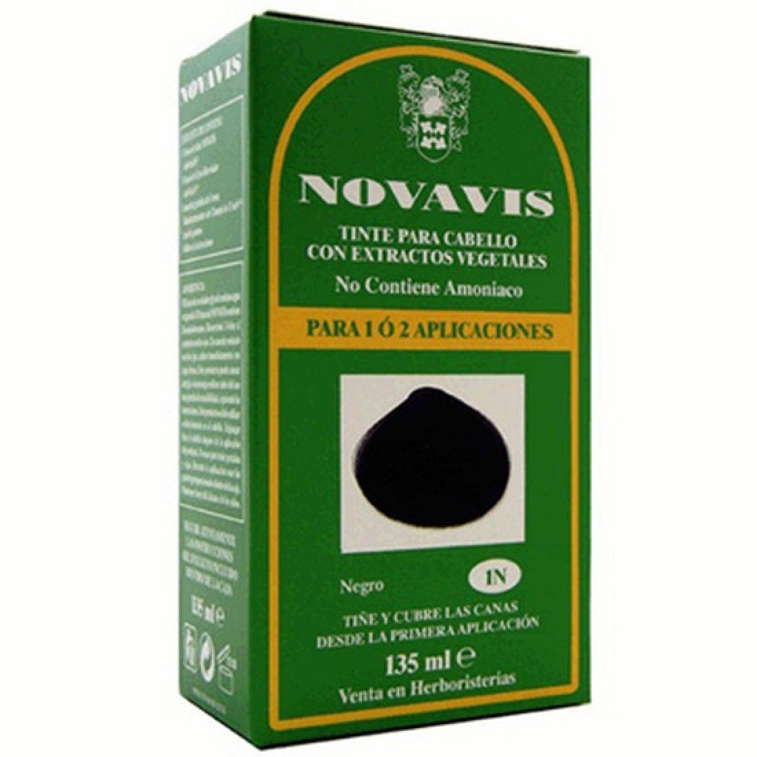 Comprar Tinte 1N Negro 120ml Novavis ️ ¡Hazme casito!