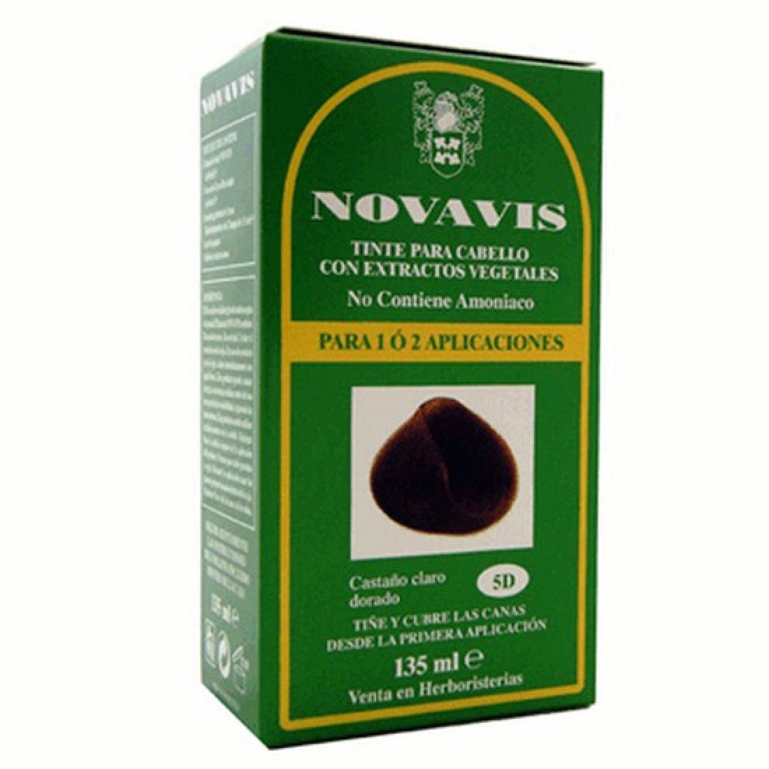 Comprar Tinte 5D Castaño Claro Dorado 135ml Novavis ️ ¡Hazme casito!