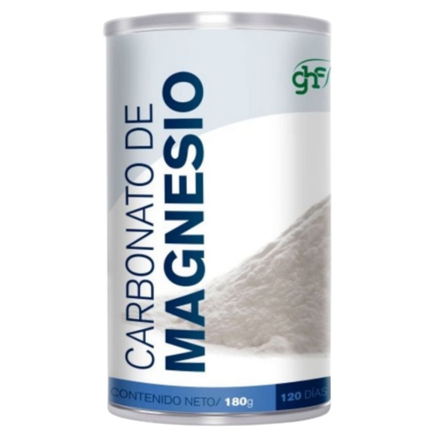 Comprar Carbonato de Magnesio en Polvo Natural 180g GHF ️ ¡Hazme casito!